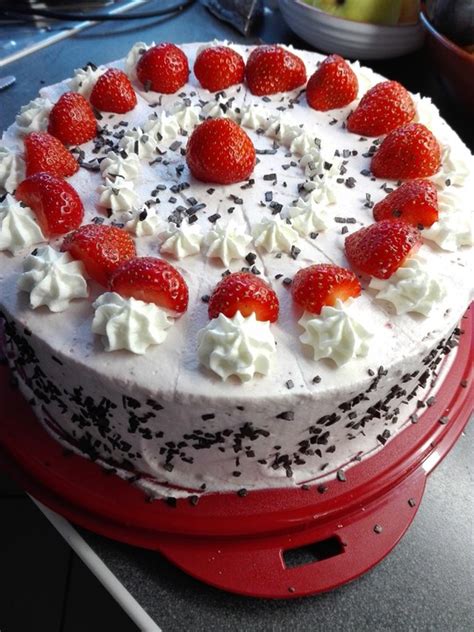 Erdbeer Sahne Torte Von Holunderbluete67 Chefkochde