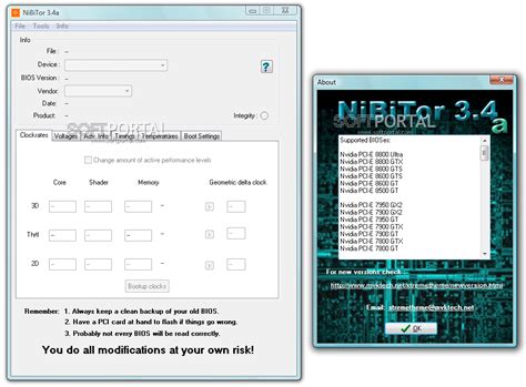 Nvidia Bios Editor Nibitor скачать бесплатно Nvidia Bios Editor