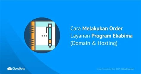 Cara Melakukan Order Layanan Program Ekabima (Domain & Hosting) - IDCloudHost