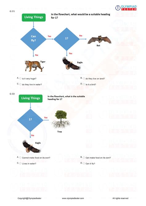 Class 1 Science Mock Test 11 Olympiad Tester