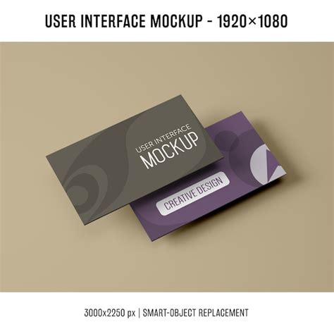 Premium PSD User Interface Mockup