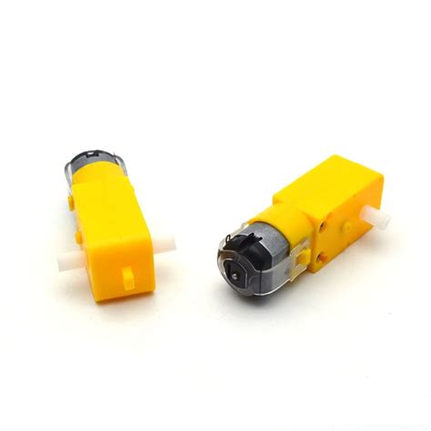 Dc Tt Geared Motor 6v 300 Rpm I Type Double Shaft