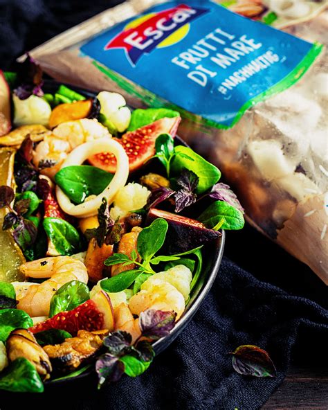 Herbstlicher Frutti Di Mare Salat P Nktchens Mama Einfache Rezepte