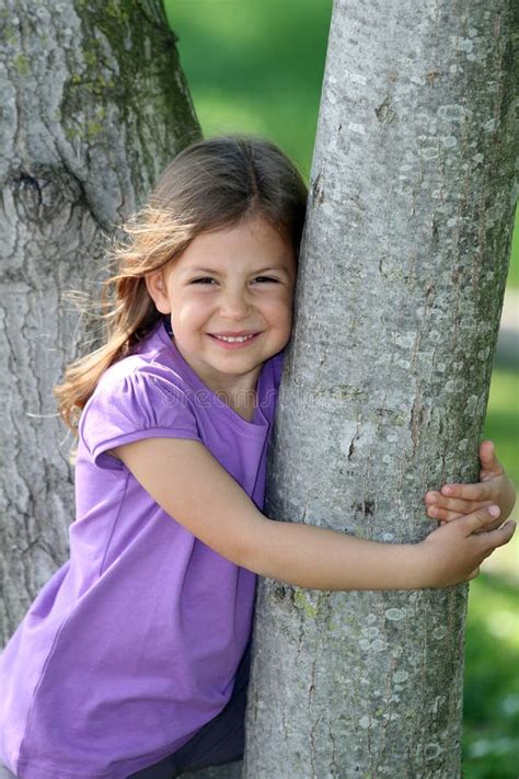 Girl Hugging Tree Free Stock Photos StockFreeImages