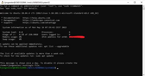 Two Different Versions Of Wsl When I Open As Regular User Versus Admin