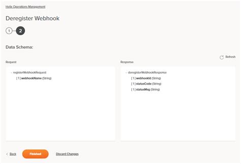 BMC Helix Operations Management Deregister Webhook Activity