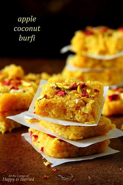 Apple Coconut Burfi