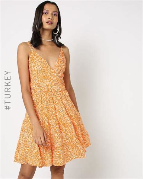 Buy Printed Fit And Flare Dress Online At Best Prices In India Jiomart