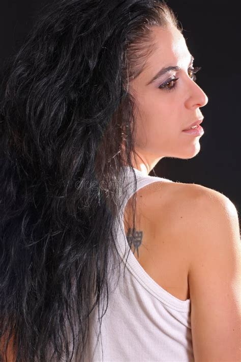 Long Black Hair Sexy Girl Picture Image 4109079