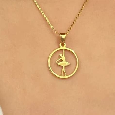 Gold Ballerina Etsy