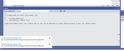 An Error Message Your Task Failed With The Message Conda Environment