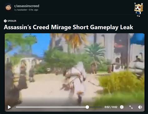 Assassins Creed Mirage Two Second Gameplay Leaks The Leak