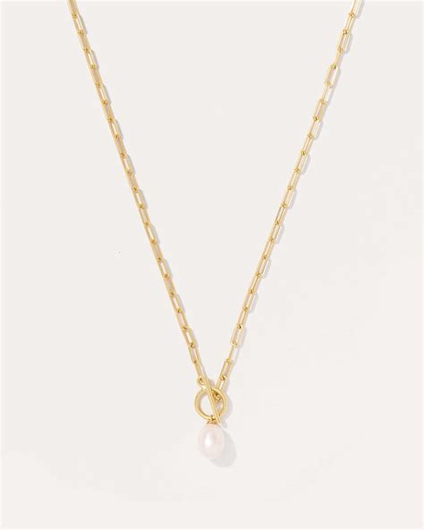 Freshwater Cultured Pearl Toggle Necklace