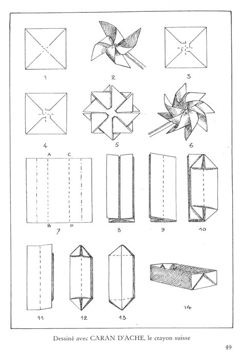 Origami Toy Instruction Free Printable Papercraft Templates