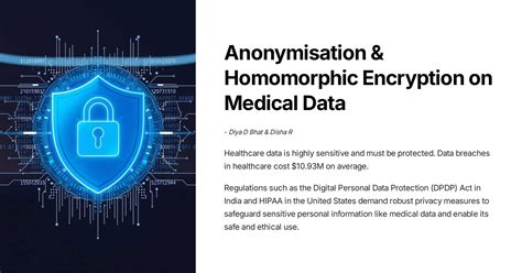 Copy Of Anonymization And Homomorphic Encryption On Medical Data