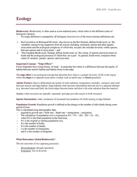 Ecology Biol1070 Warning Tt Undefined Function 32 Warning Tt Undefined Function 32