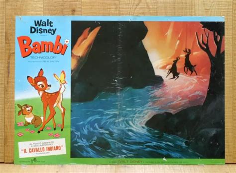 1942 Walt Disney Animated Ai33 Poster Bambi Poster Photo Buster £590