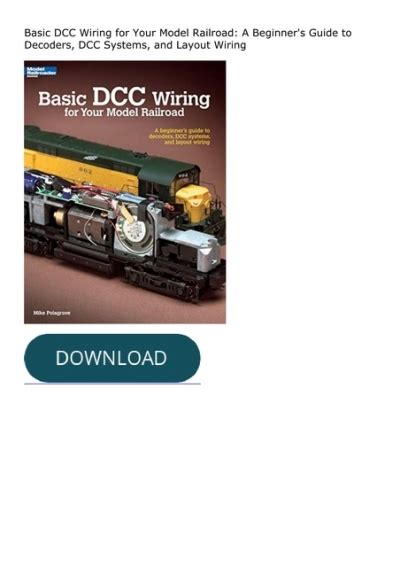Epub Download Basic Dcc Wiring For Your Model Railroad A Beginners