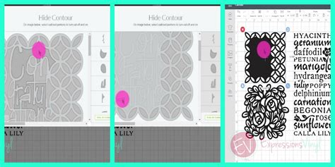 What Is Contour In Cricut Design Space Expressions Vinyl