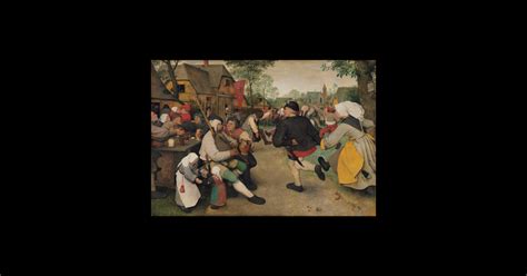 The Peasant Dance Pieter Bruegel The Elder Peasant Sticker