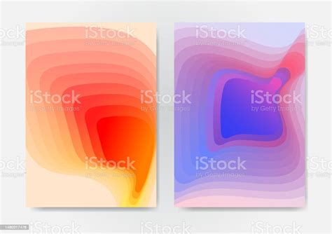 Abstract Modern Topography Design Elements Background Stock