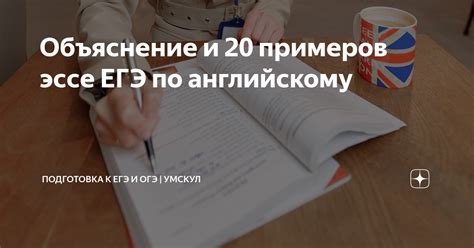 Объяснение и 20 примеров эссе ЕГЭ по английскому Умскул Дзен