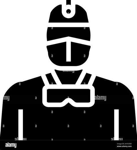 Neurosurgery Subspecialties Doctor Glyph Icon Vector Illustration Stock