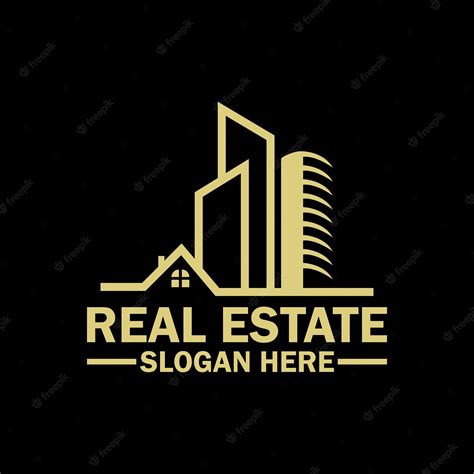 Premium Vector Real Estate Building And House Property Logo Design