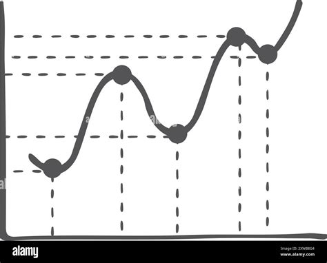 Smooth Point Chart Line Diagram Black Icon Stock Vector Image And Art Alamy