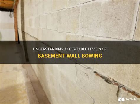 Understanding Acceptable Levels Of Basement Wall Bowing ShunShelter