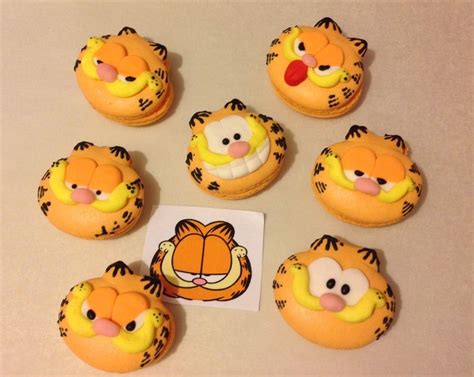 ⭐️cute Macaron⭐️ By Love Macaroons 甜美瘋子 造型馬卡龍 嘉菲貓 Garfield Macaroons