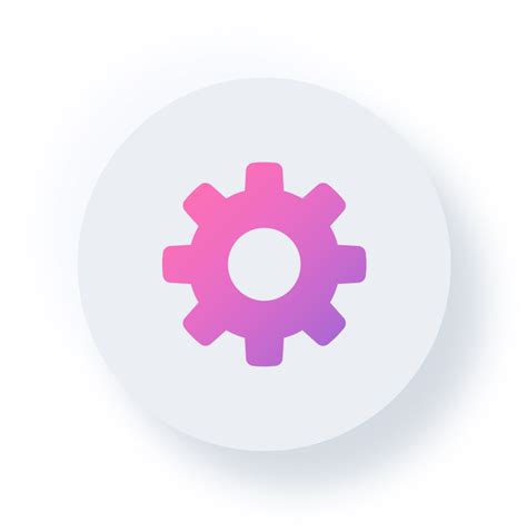 Neumorphic Settings Icon Neumorphism Ui Button 11888143 Png