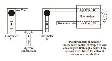 Setup Of External Flowmeters And Flow Analyzer Download Scientific Diagram
