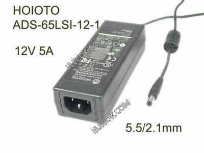 HOIOTO ADS 65LSI 12 1 AC Adapter 5V 12V 12V 5A 5 5 2 1mm C14
