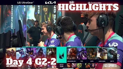 G2 Vs SK Game 2 Highlights Day 4 LEC Spring 2023 Group Stage G2