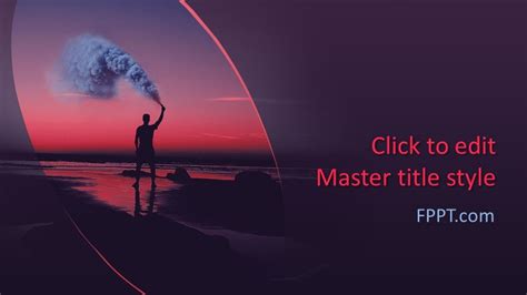 Free Color Smoke Powerpoint Template Free Powerpoint Templates
