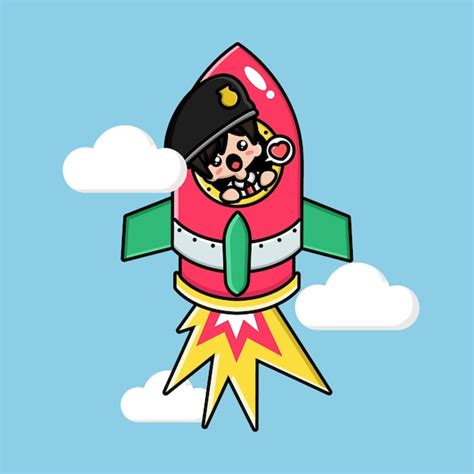 로켓 만화 캐릭터 이미지 Freepik에서 무료 다운로드