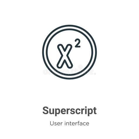 Superscript Icon Stock Illustrations 60 Superscript Icon Stock