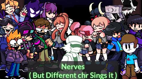 Fnf Nerves But Different Chr Sings It Youtube