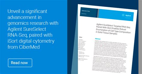 🔎discover How Agilent Sureselect Rna Seq Combined With Isort Digital Cytometry Is