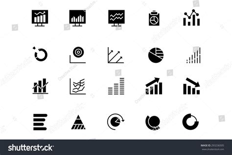 Data Analytics Vector Icons 3 Stock Vector Royalty Free 293236505 Shutterstock