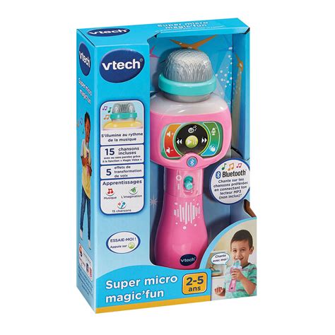 Vtech Micro Pour Enfant Super Micro Magicfun Rose