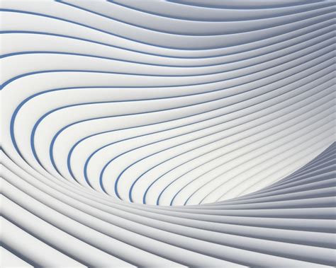 Premium Photo White Threedimensional Curve Abstract Texture Background