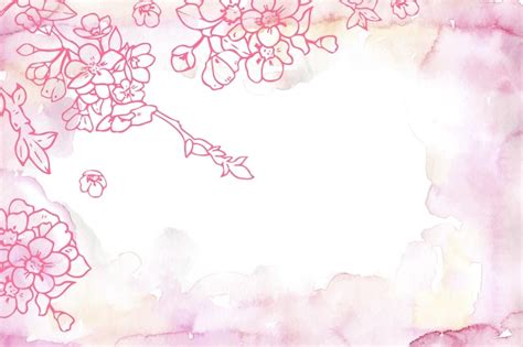 Poeder Pastel Met Hand Getrokken Elementen Achtergrond Gratis Vector