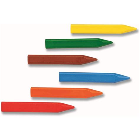 Jovi Jumbo Triangular Wax Crayons Triwax X 12 Assorted Colours Pierre Stationery