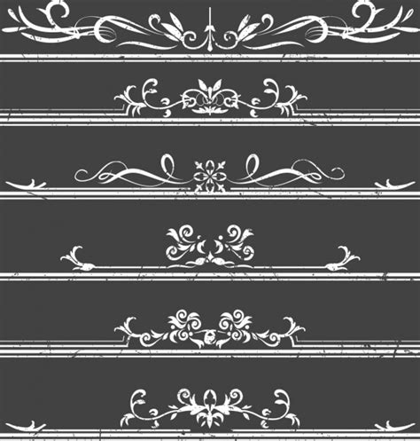 Documents Decorative Design Elements Classical Symmetric Curves Vectors
