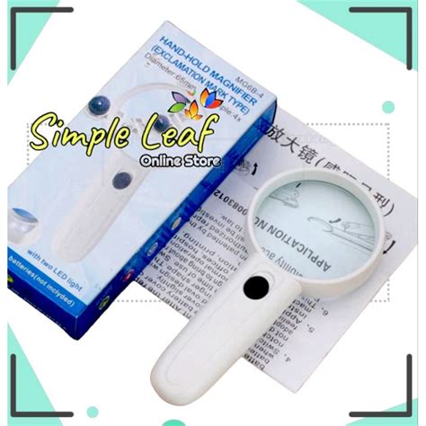 2 In 1 Led Reading Magnifying Glass Light Magnifying Glass With Light