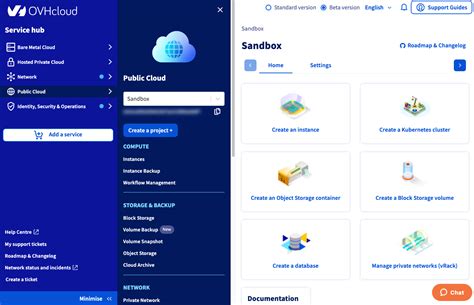 Presentation Of The New Ovhcloud Control Panel Navigation Support Guides