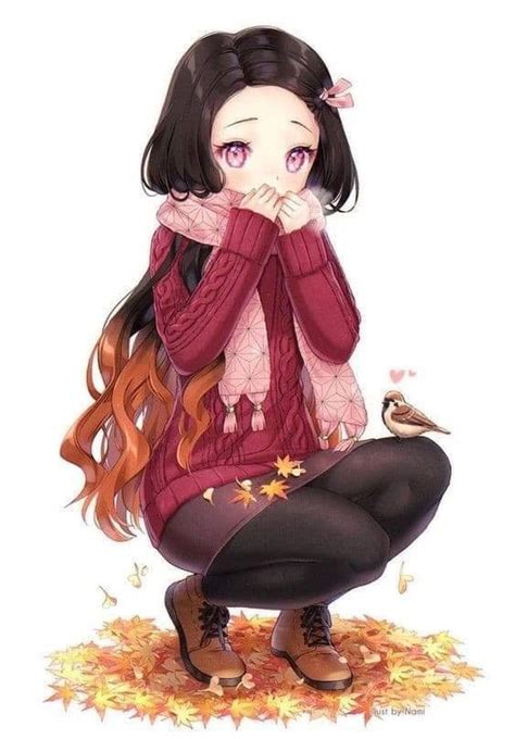 Blushing Nezuko