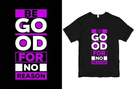 Premium Vector Be Good For No Reason Geometric Motivational Stylish